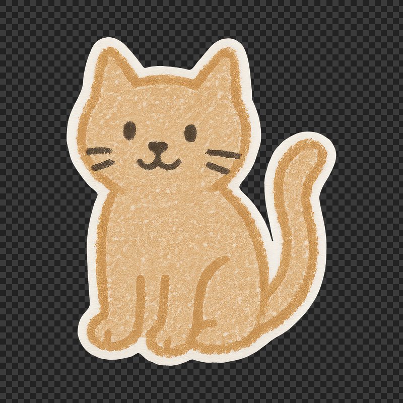 Cartoon Cat Feline Aesthetic Transparent Images | Free Photos, PNG ...