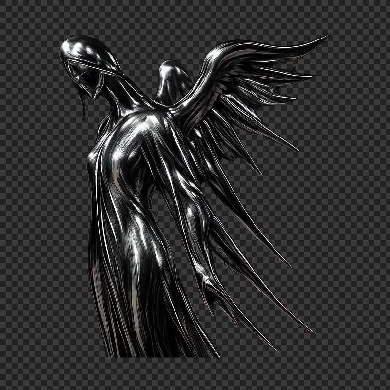 3d Metal Wings Metallic Transparent Images | Free Photos, PNG Stickers ...