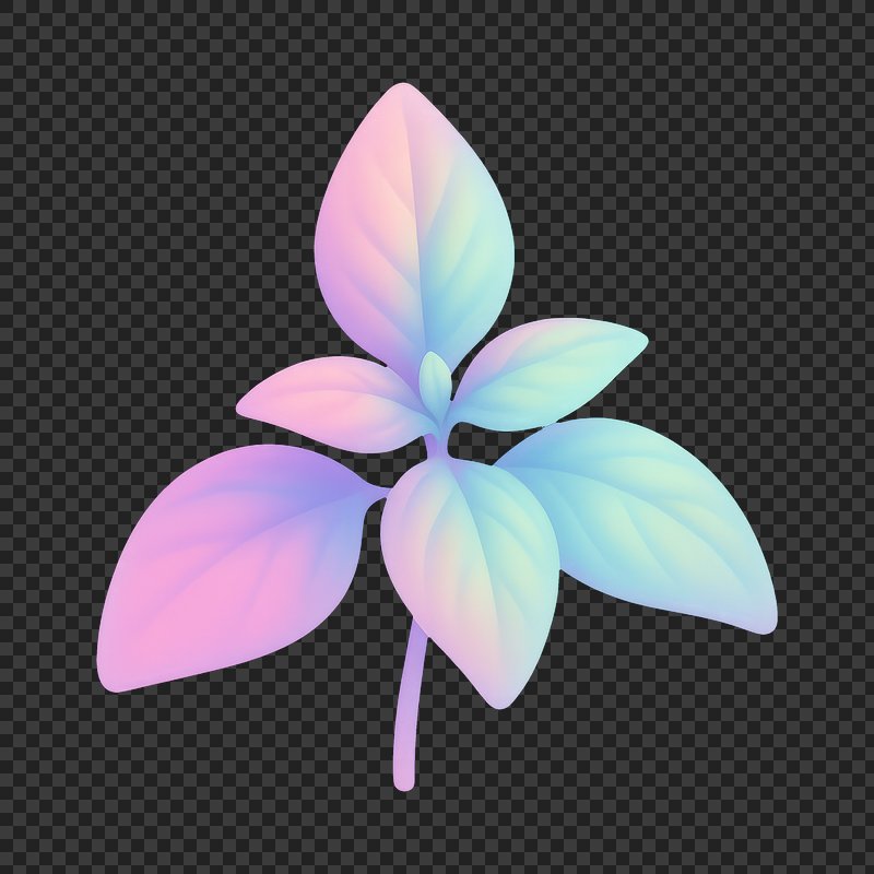 Basilic PNG Leaf Shadow Background Aesthetic Images | Free Photos, PNG ...