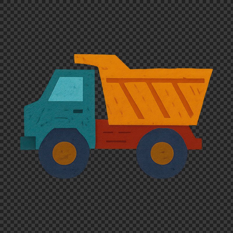 Truck Construction Shadow Background Cartoon Images | Free Photos, PNG ...