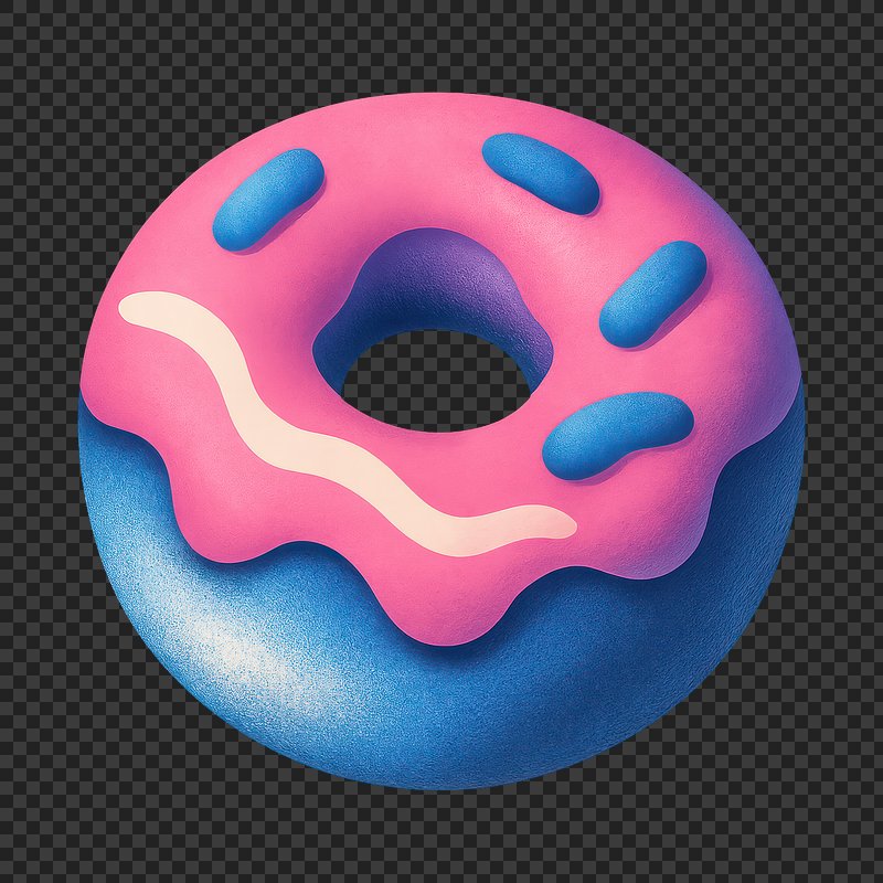 Donut+drawing PNG Images | Free Photos, PNG Stickers, Wallpapers ...