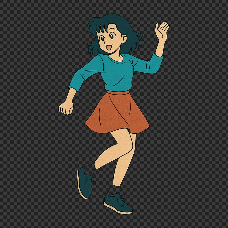 Skirt+animated People Shadow Images | Free Photos, PNG Stickers ...