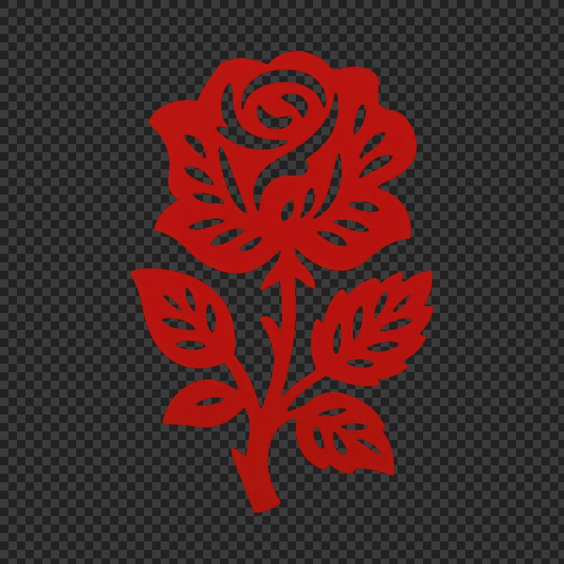 Solid Rose PNG Transparent Shadow Images | Free Photos, PNG Stickers ...
