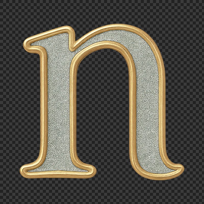 Elegant gold silver letter design | Free Photo Illustration - rawpixel