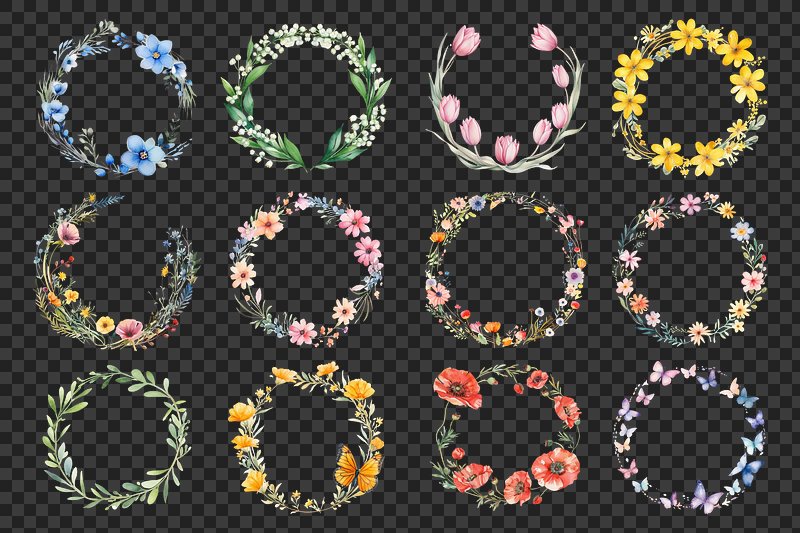 Transparent Floral Nature Background Art Design Images | Free Photos ...