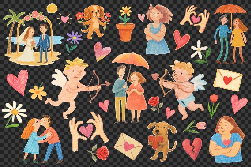 Wedding Illustrated Isolated Images | Free Photos, PNG Stickers ...