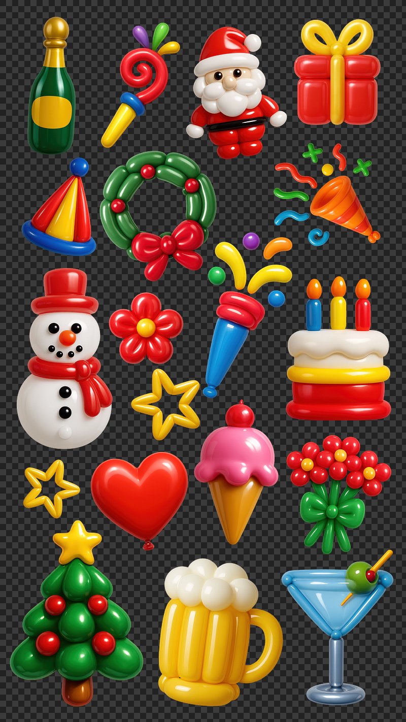 Cute+christmas+balloon Transparent Images | Free Photos, PNG Stickers ...