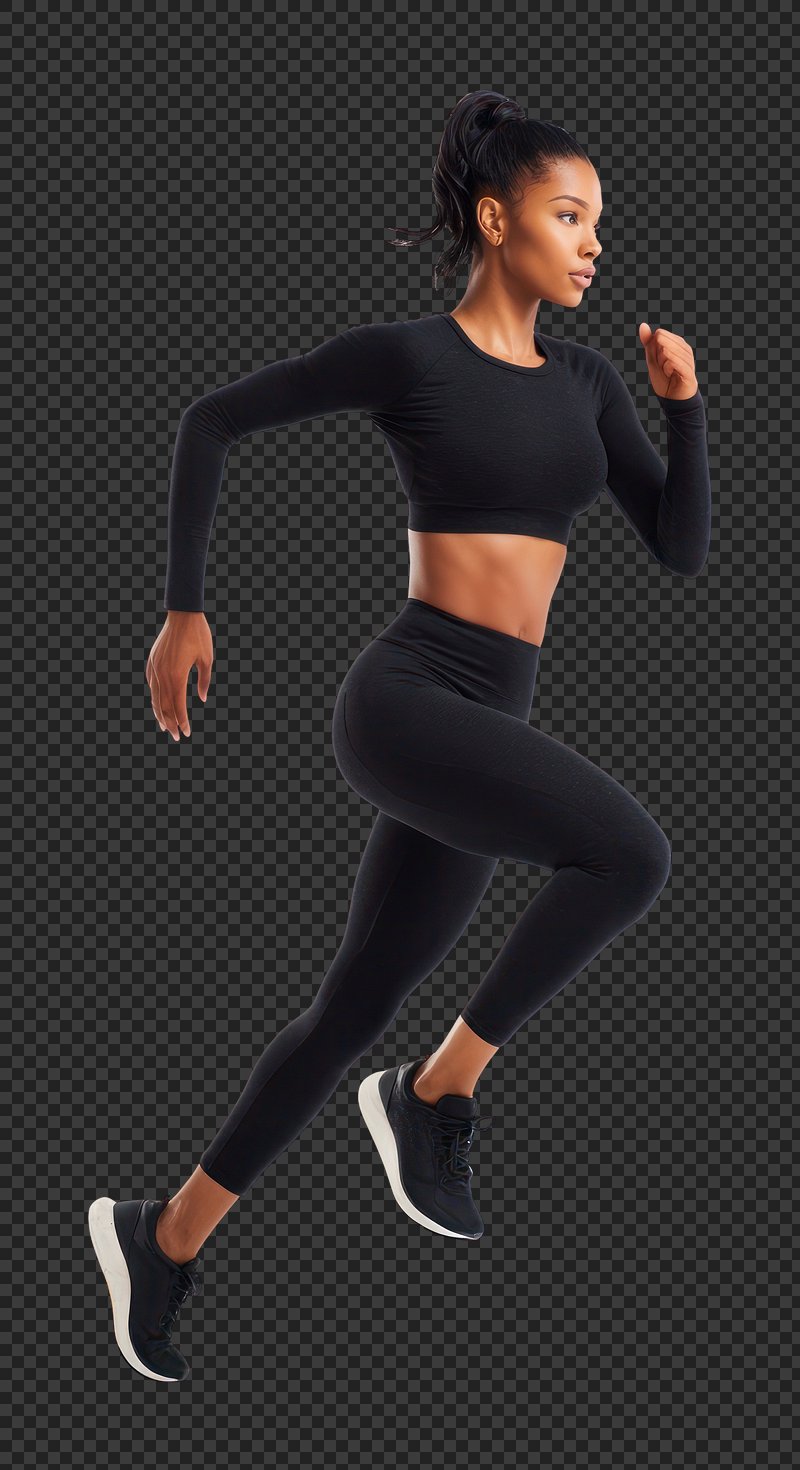PNG Running Transparent Black Images | Free Photos, PNG Stickers ...