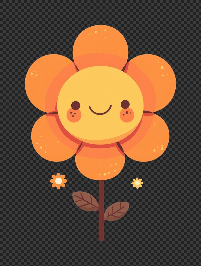 PNG Flower Smiling Cartoons Happy Transparent Images | Free Photos, PNG ...