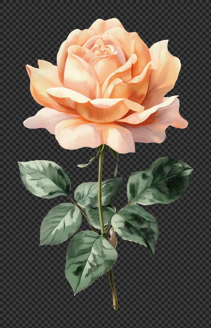 Peach Floral Backgrounds Leaves Images | Free Photos, PNG Stickers ...