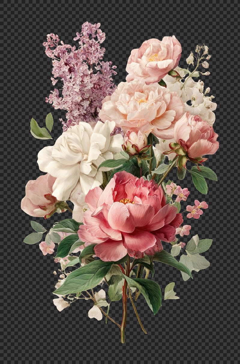 Pink Peony Floral Paper Texture Images | Download Free Design Resources ...