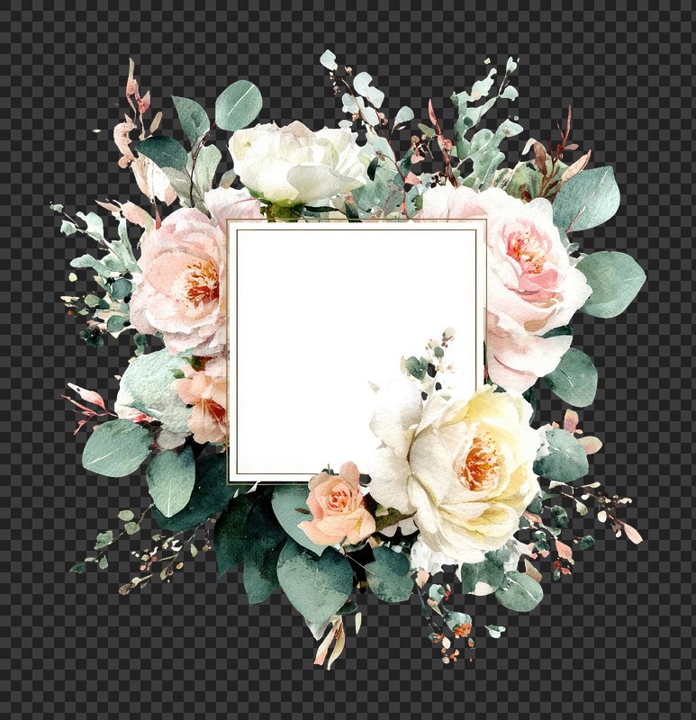 Floral Side Border PNG Design Images | Free Photos, PNG Stickers ...