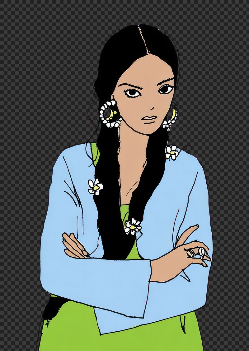 Long Haired Woman PNG Hair Pink Images | Free Photos, PNG Stickers ...