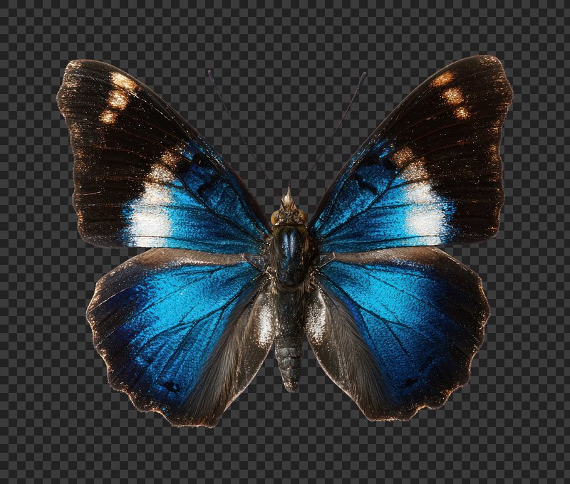 Blue Butterfly Transparent Nature Images | Free Photos, PNG Stickers ...