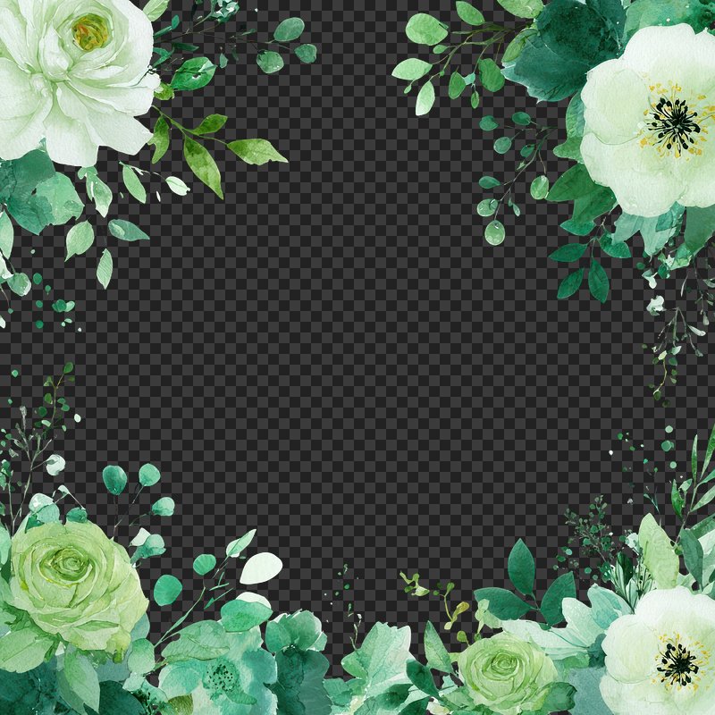 Wedding Border Green Leaves Images | Free Photos, PNG Stickers ...