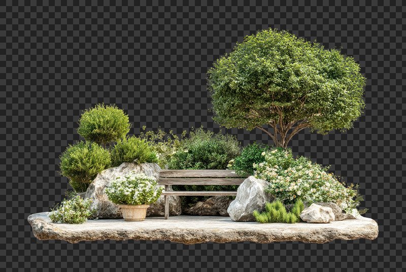 Bush Set Garden Images | Free Photos, PNG Stickers, Wallpapers ...