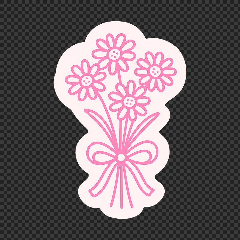 Daisy Doodle Transparent PNG Texture Images | Free Photos, PNG Stickers ...