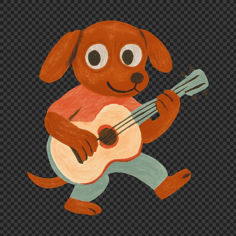 Guitar+cartoon PNG Images | Free Photos, PNG Stickers, Wallpapers ...