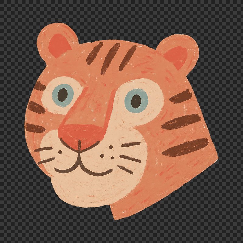 Tiger Outline Vintage PNG Images | Free Photos, PNG Stickers ...