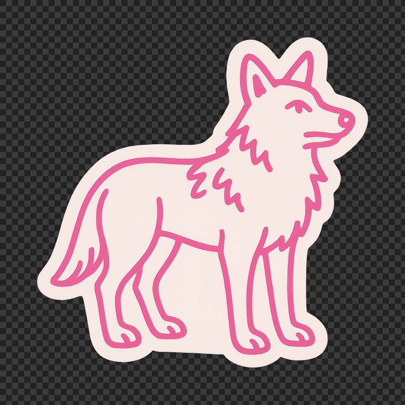Wolf+sticker PNG Images | Free Photos, PNG Stickers, Wallpapers ...