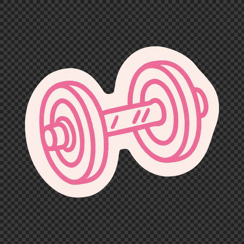 Dumbbell Icons Texture PNG Fitness Cartoon Images | Free Photos, PNG ...