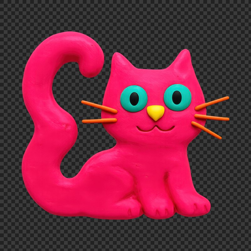 Pink+cats PNG Images | Free Photos, PNG Stickers, Wallpapers ...