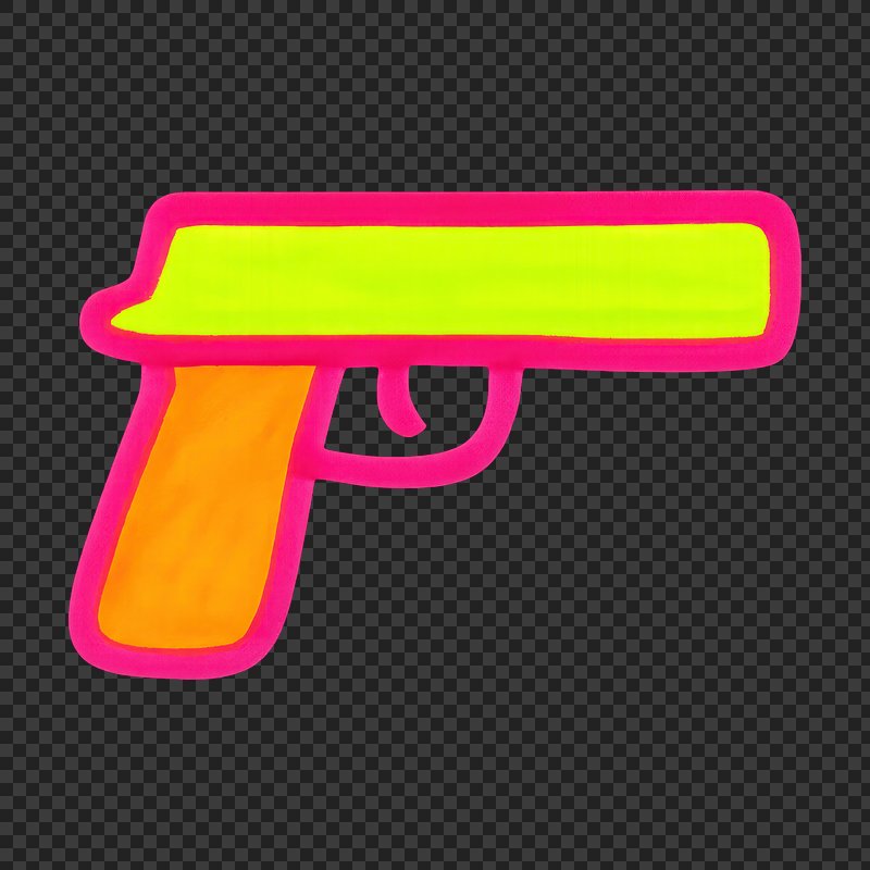 Gun Background Transparent Neon Images | Free Photos, PNG Stickers ...