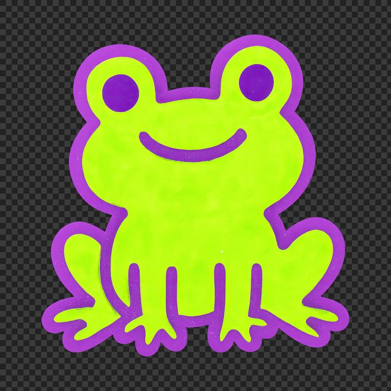 Frog+outline PNG Images | Free Photos, PNG Stickers, Wallpapers ...