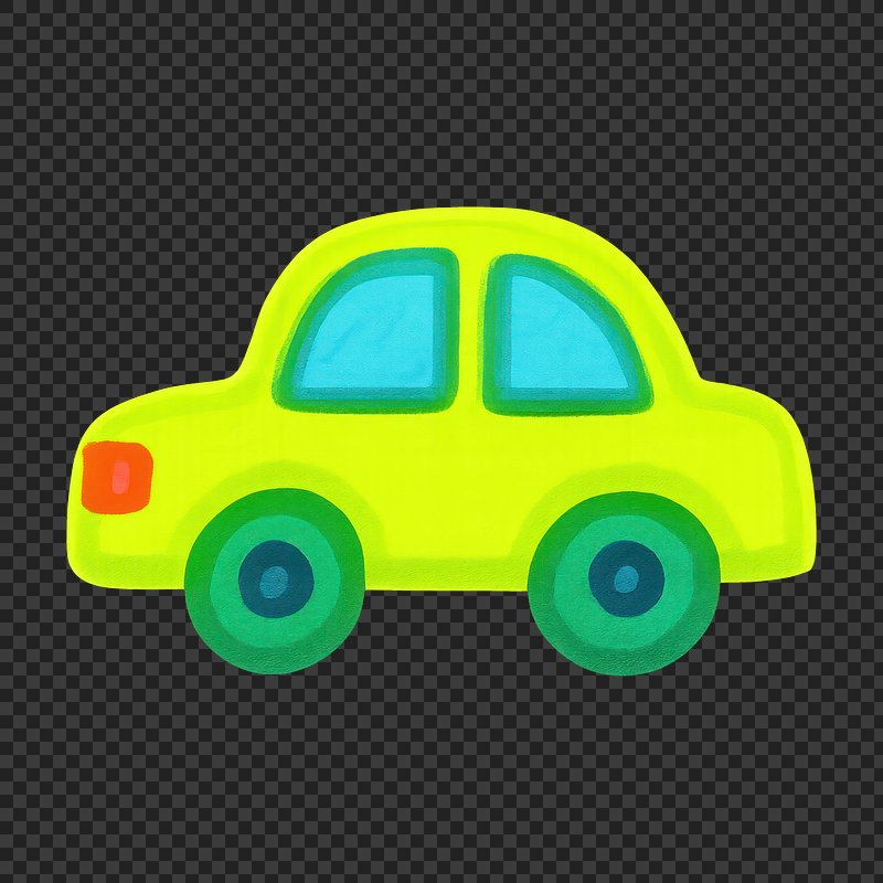 Cartoon+blue+car Art Design PNG Images | Free Photos, PNG Stickers ...