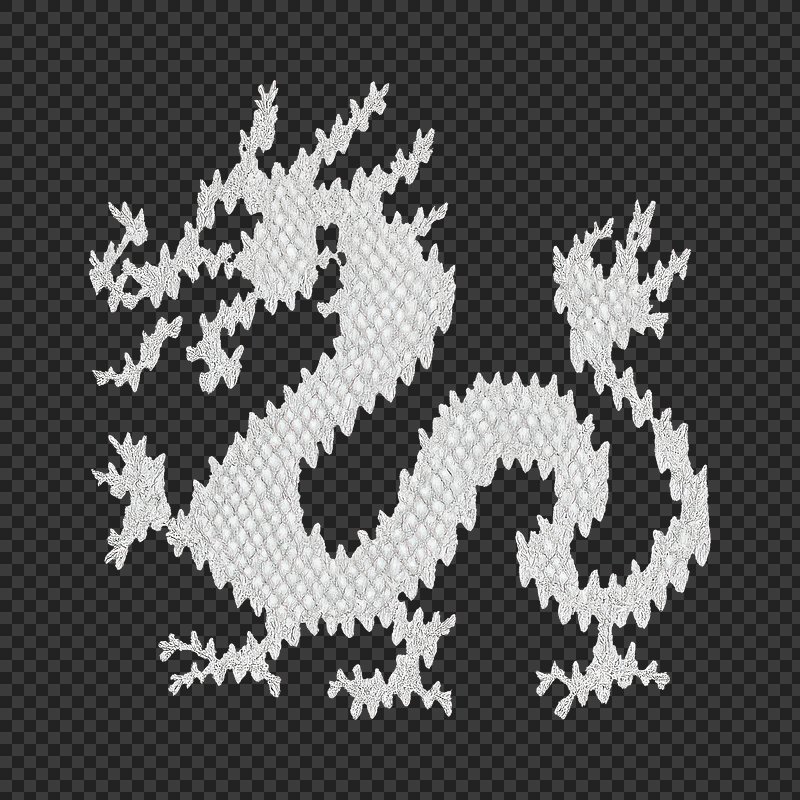 Dragon Black And White Chinese Design Shadow Images | Free Photos, PNG ...