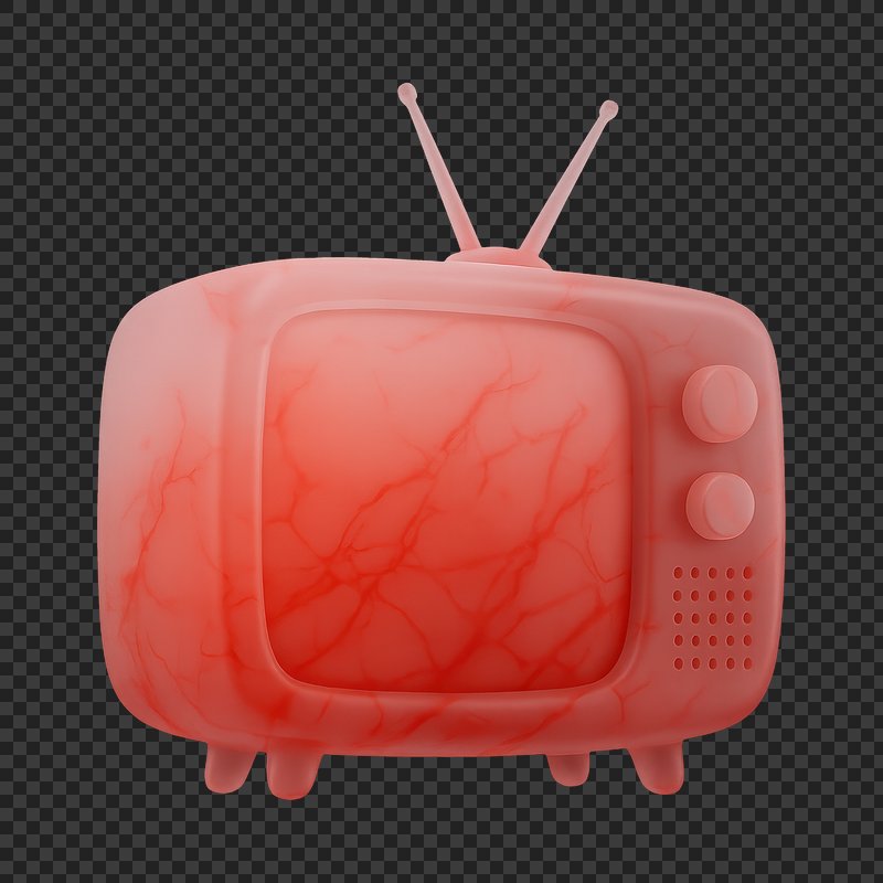 Retro Tv Red PNG Images | Free Photos, PNG Stickers, Wallpapers ...