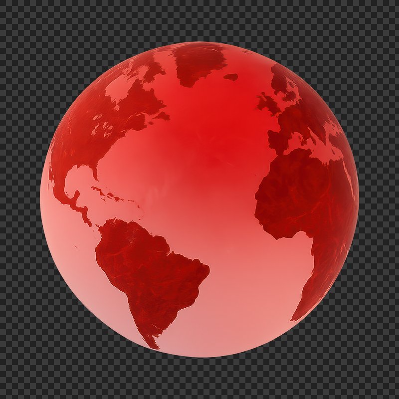World+map+red PNG Images | Free Photos, PNG Stickers, Wallpapers ...