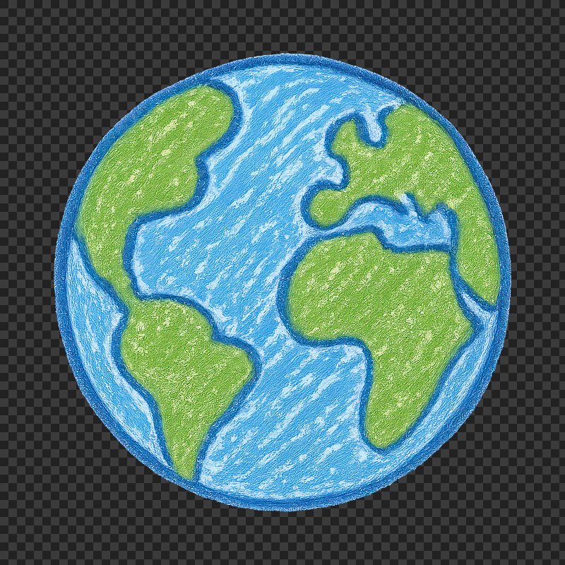 Sketches Map Earth Planet World Images | Free Photos, PNG Stickers ...