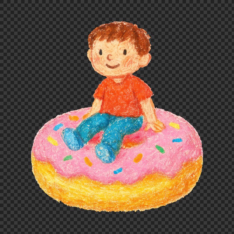Donut+drawing PNG Images | Free Photos, PNG Stickers, Wallpapers ...