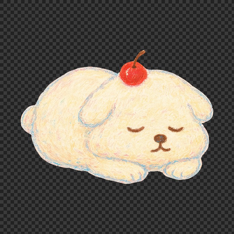 Cute Dog Drawing Kawaii Shadow Images | Free Photos, PNG Stickers ...