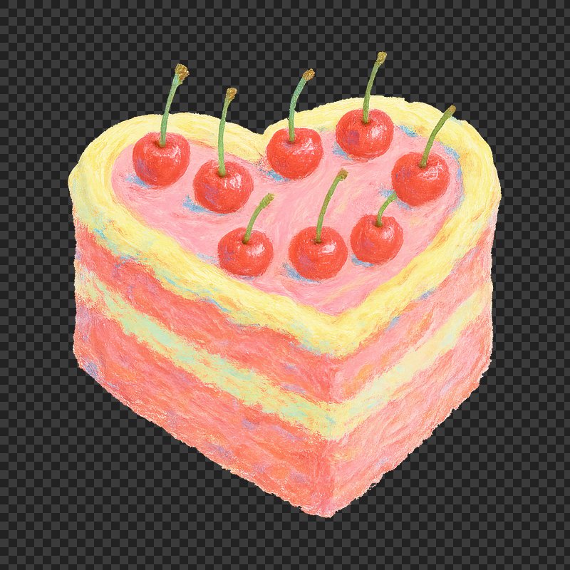 Cherries Cake PNG Images | Free Photos, PNG Stickers, Wallpapers ...