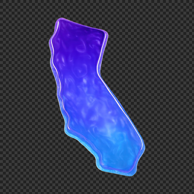 State Map PNG Gradient Images | Free Photos, PNG Stickers, Wallpapers ...