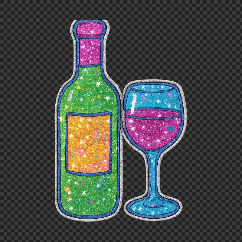 Wine Glass Glitter Aesthetic Images | Free Photos, PNG Stickers ...