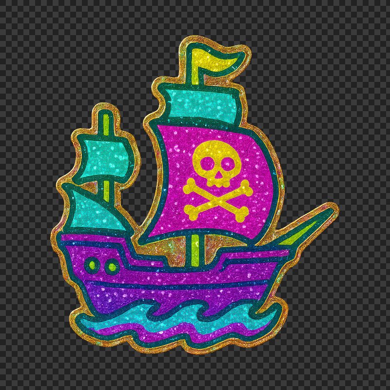 Ship Sticker Design Background PNG Transparent Images | Free Photos ...