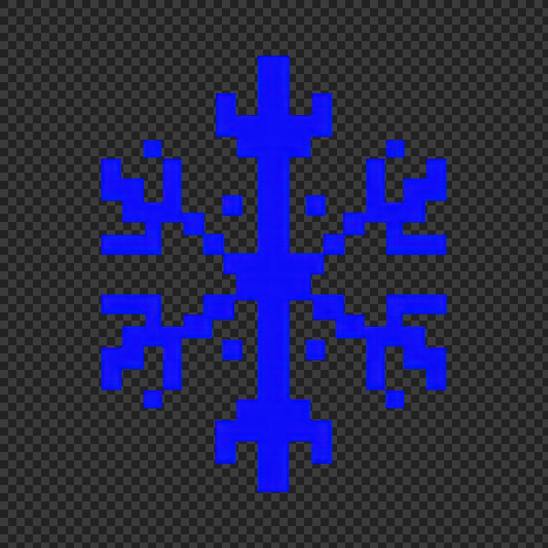 Snowflake+pixel PNG Images | Free Photos, PNG Stickers, Wallpapers ...