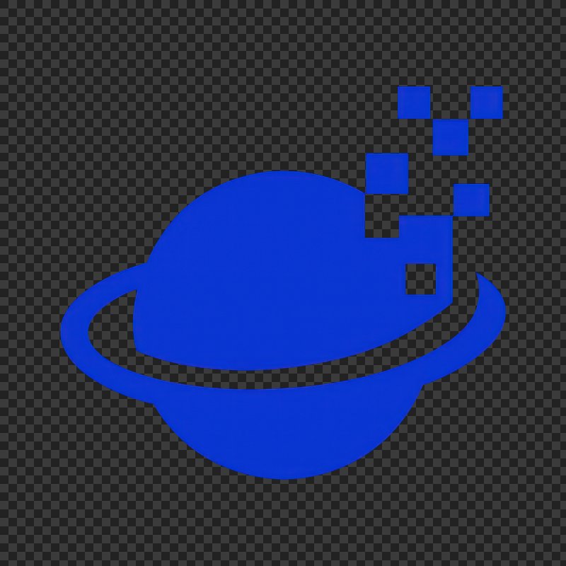 Pixel+planet Digital Pixelated Logo Images | Free Photos, PNG Stickers ...