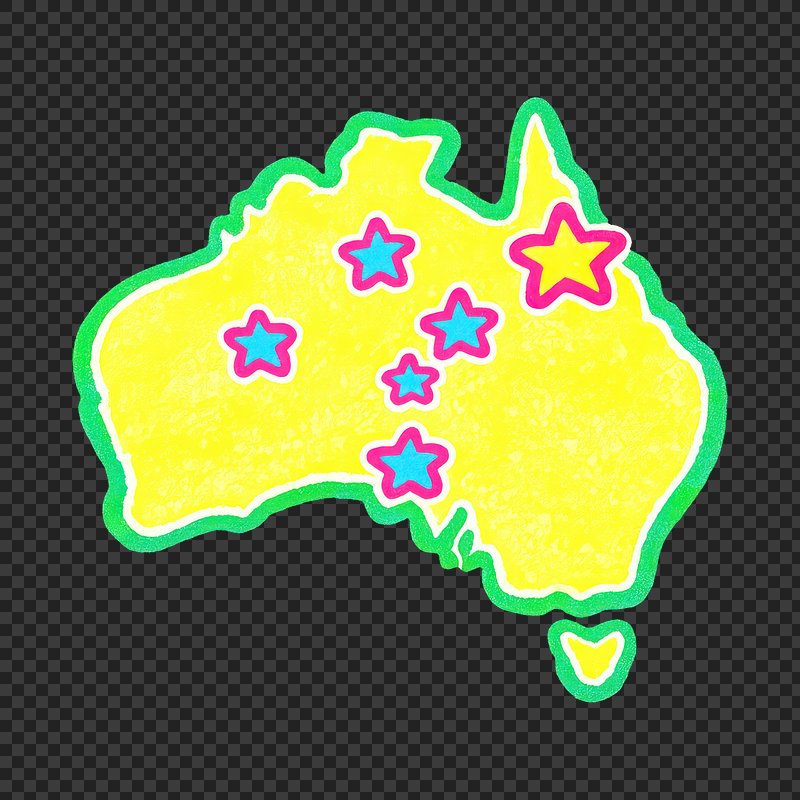 Australia Graphics Map Art Images | Free Photos, PNG Stickers ...