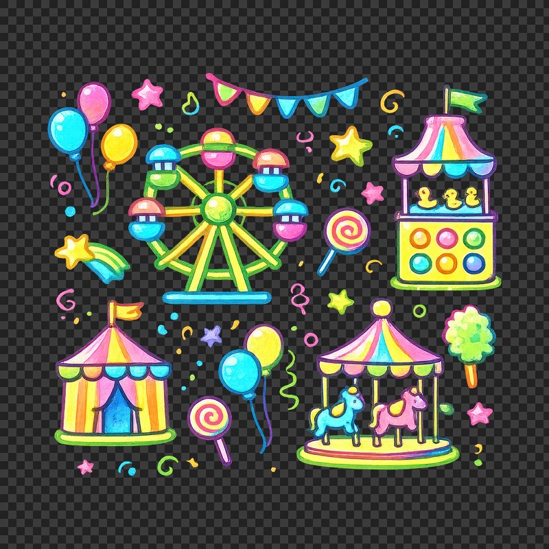 Ferris+wheel++neon Park Images | Free Photos, PNG Stickers, Wallpapers ...