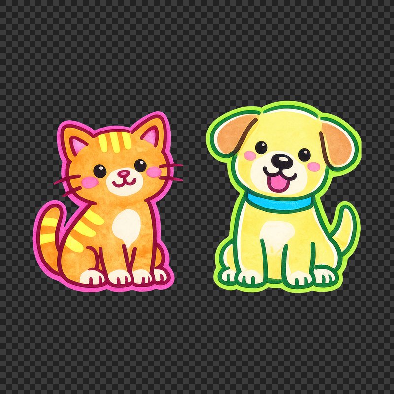 Cute+2d+cat Cartoon Texture Images | Free Photos, PNG Stickers ...