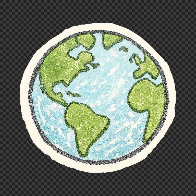 Transparent PNG Earth Map Paper Aesthetic Images | Free Photos, PNG ...