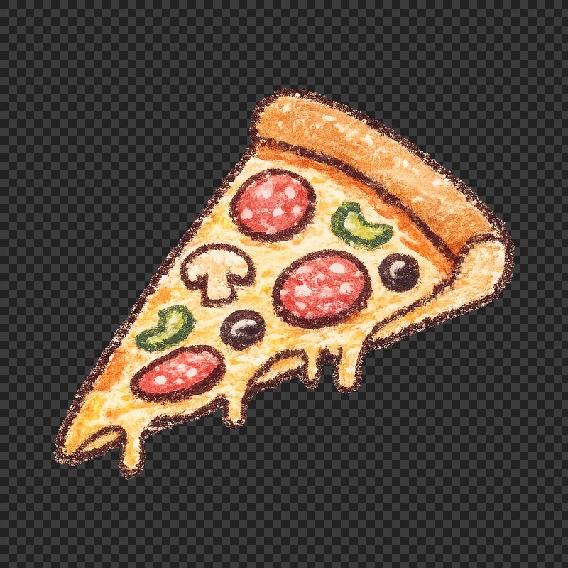 Pizza.” Pepperoni Slice Cartoon Aesthetic Cheese Images | Free Photos ...