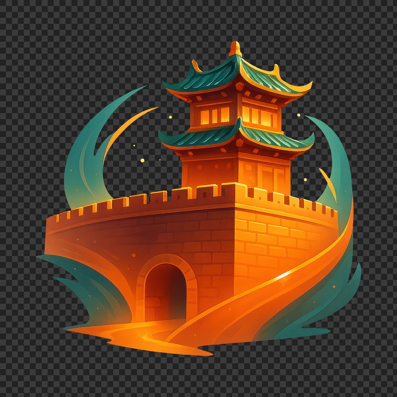 Chinese Ancient Buildings Art PNG Images | Free Photos, PNG Stickers ...