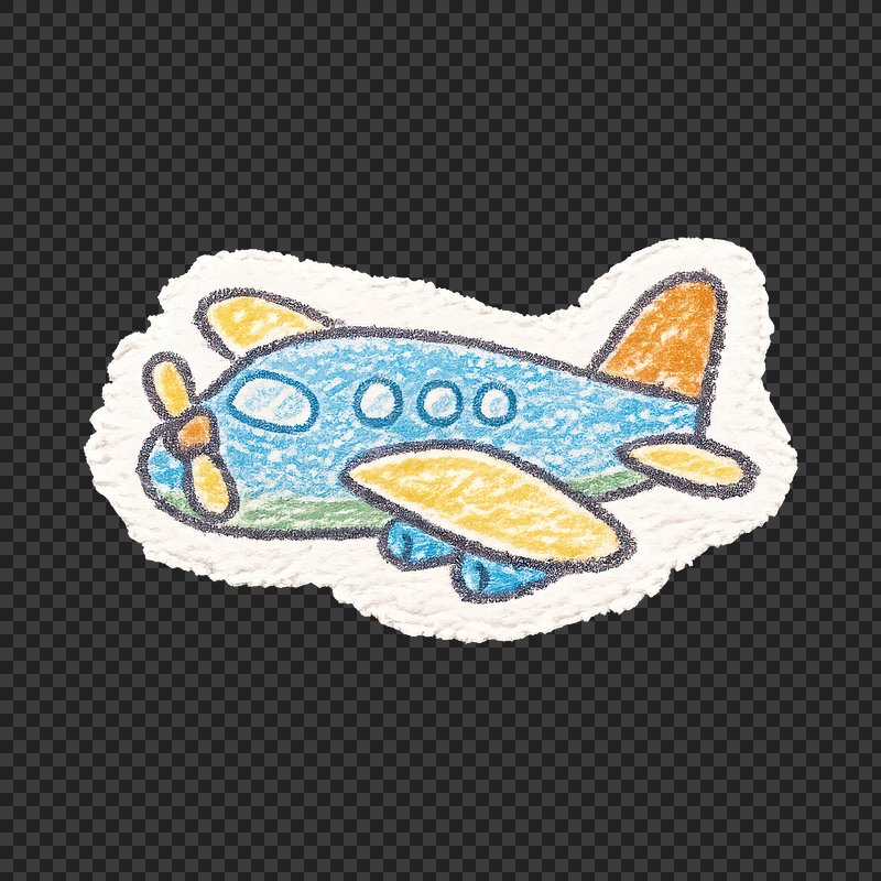 Airplane Sticker Paper Texture Images | Free Photos, PNG Stickers ...