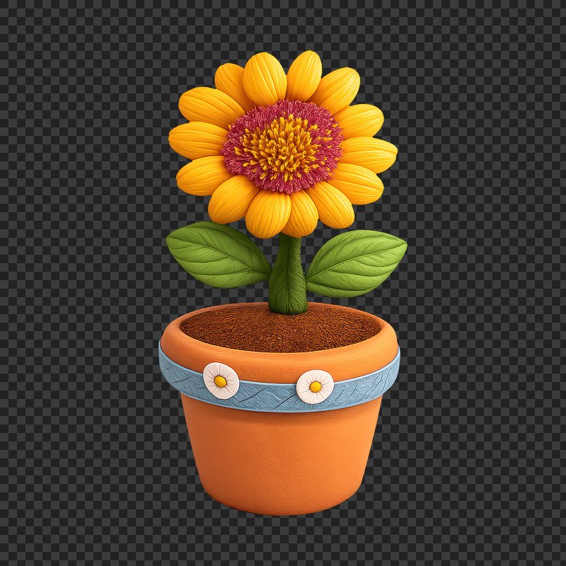 Sunflower Garden Flower Background PNG Images | Free Photos, PNG ...