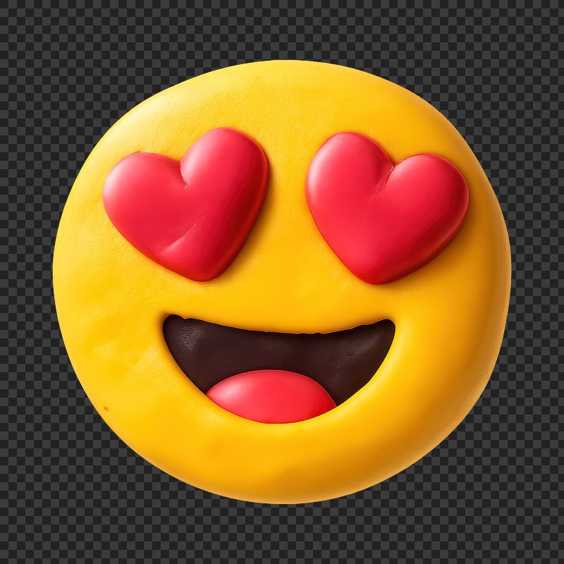 Love Emoji 3d Face Isolated Emoticon Images | Free Photos, PNG Stickers ...